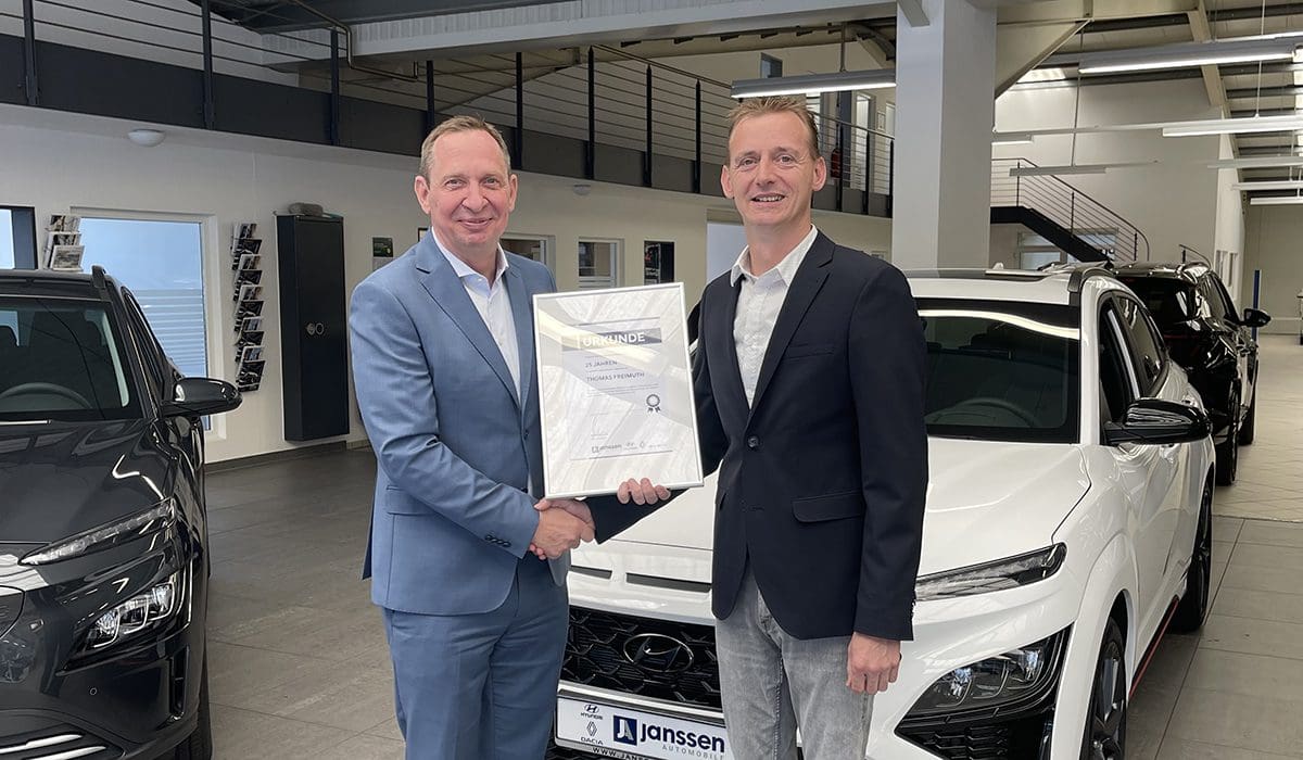 Thomas Freimuth, 25 Jahre! - Janssen Automobile GmbH